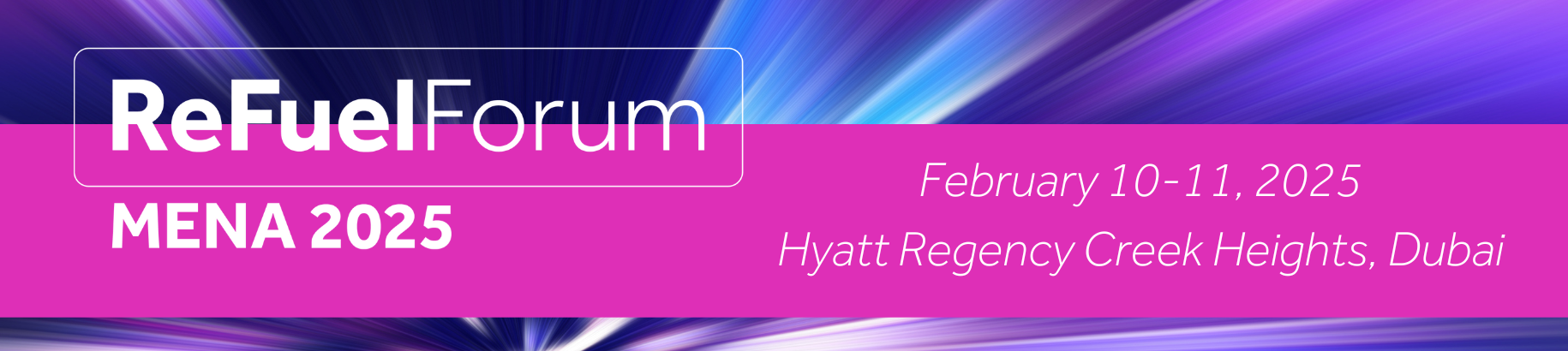 ReFuel Forum MENA 2025